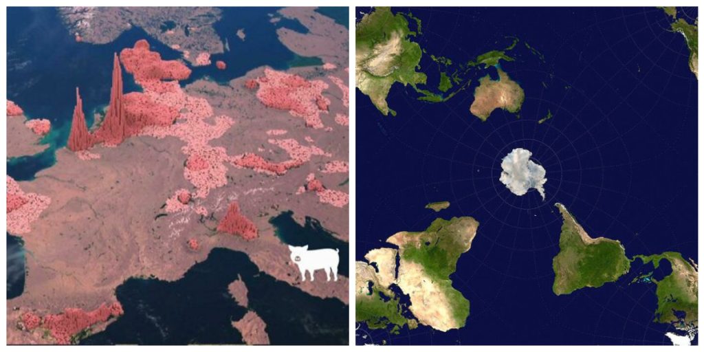40 Perspective Changing And Unusual Maps That Portray The World In A ...